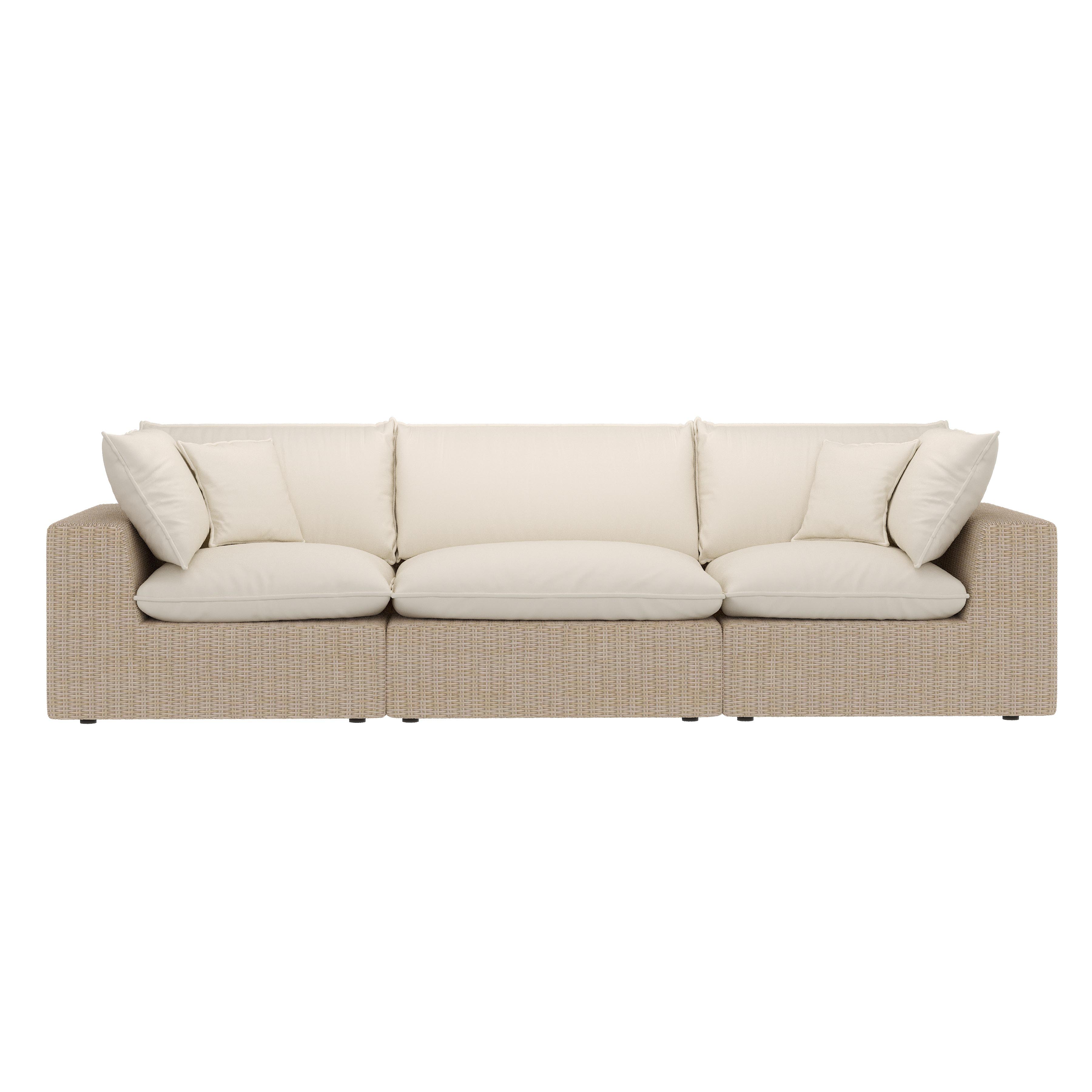 Cheap wicker couch store